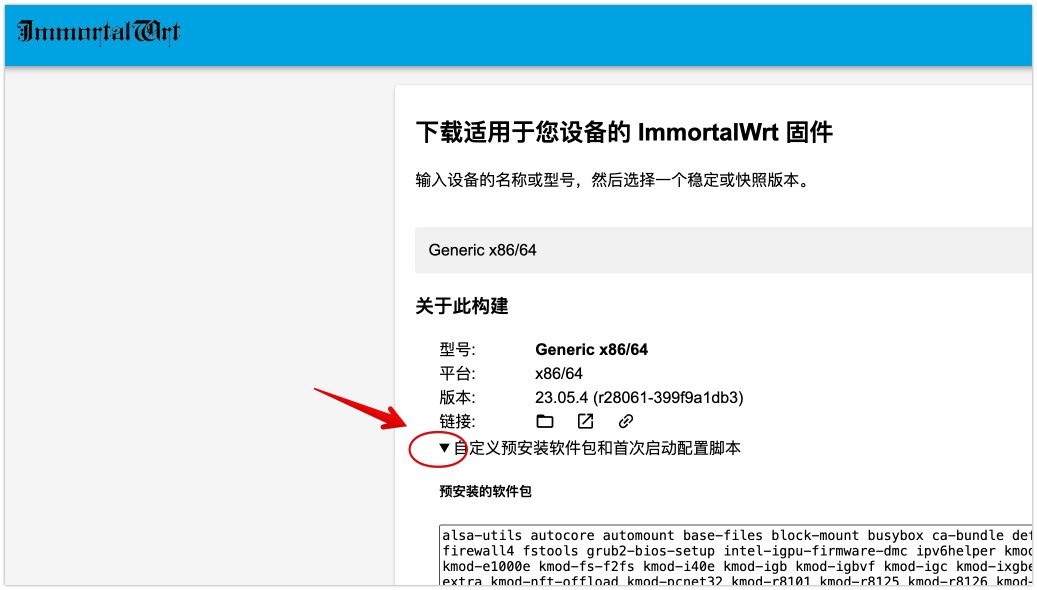 如何自定义ImmortalWrt-悟空的日常